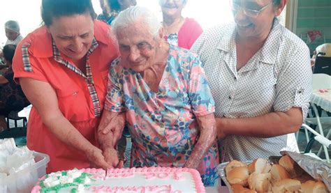 Dª Palmira Vitturi Giacometti comemora 106 anosJornal Correio de