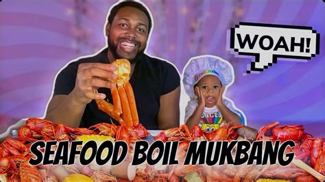 Huge Seafood Boil Mukbang 🦞 Youtube