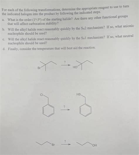 [solved] For Each Of The Following Transformations Determ