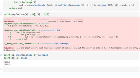 Gặp Lỗi Khi Dùng Hàm Ncatenate Trong Numpy Programming Dạy