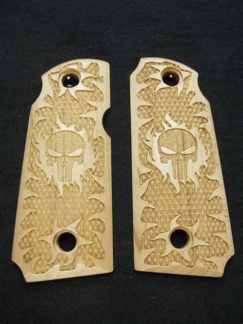 Maple Punisher Kimber Micro 380 Grips 1 Ls Grips