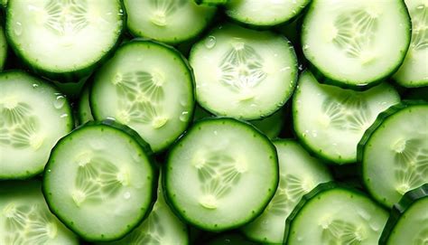 Premium Ai Image Fresh Cucumber Slices Premium Ai Image Fresh Cucumber Slices