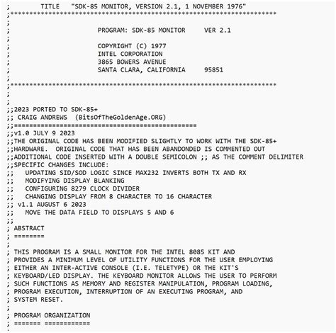 Sdk 85 Documentation Bits Of The Golden Age