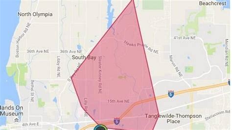 Map Current Power Outage Puget Sound Energy