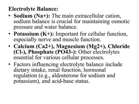 Fluid Electrolyte Acid Base Balance Ppt Pptx