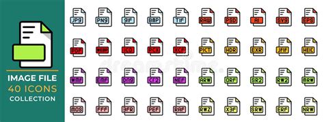 File Extension Icon Set Stock Illustrations 8880 File Extension Icon Set Stock Illustrations