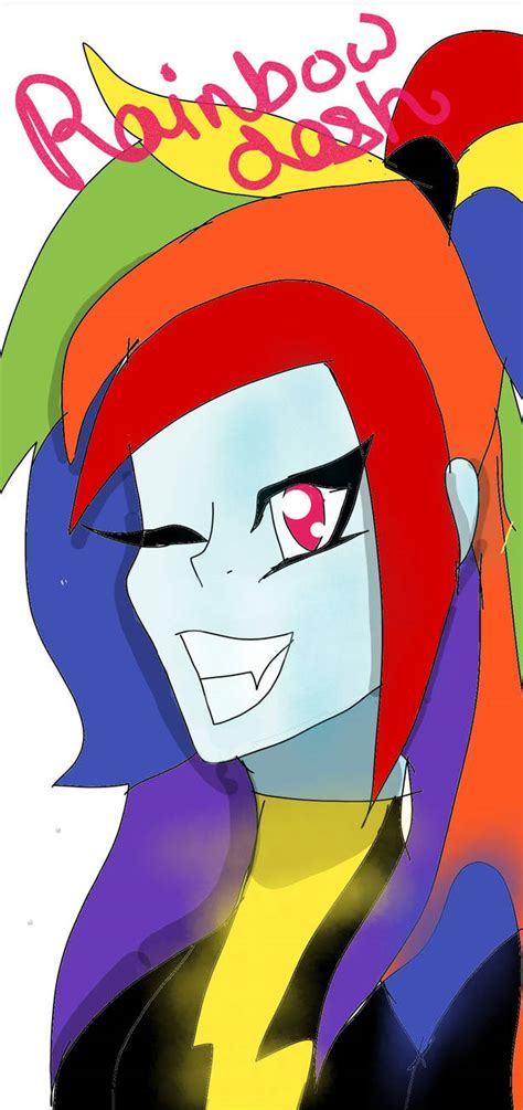 Rainbow Dash By Sksummaiyya On Deviantart