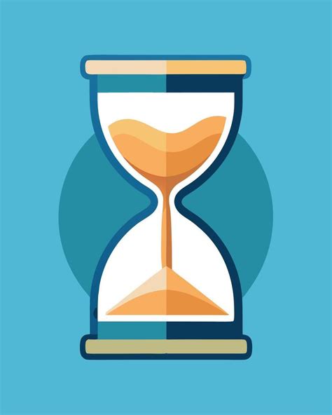 Hourglass Sand Timer Icon Flat Design 60850532 Vector Art At Vecteezy