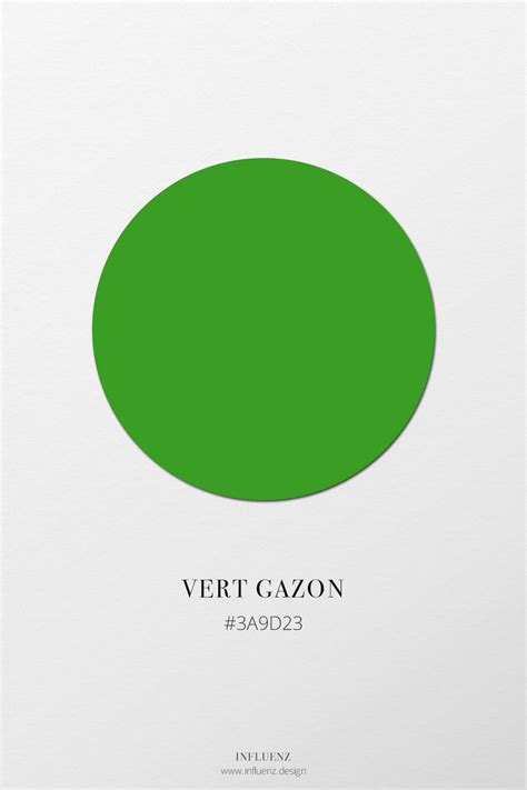 Influenz Le Vert Palette De Couleurs Vert Nom Des Couleurs Champ