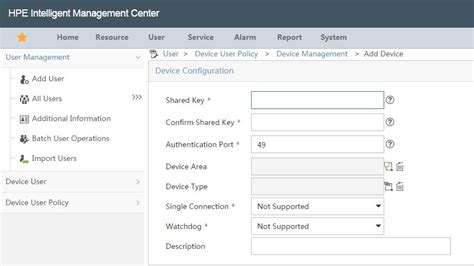 My Ethernet Mind Hpe Imc Tacacs Authentication Manager Tam