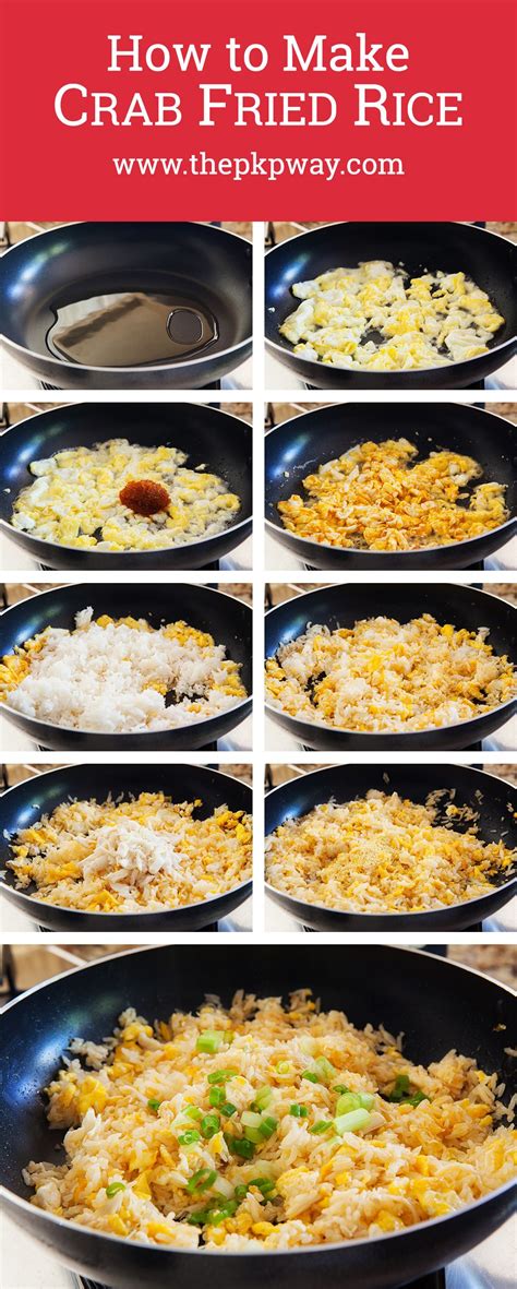 Crab Fried Rice The Pkp Way Recipe Crab Fries Fried Rice Crab Fried Rice Recipe