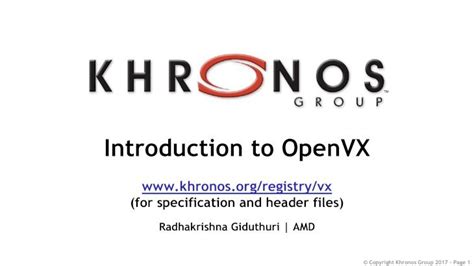 Pdf Introduction To Openvx Khronos Group · Remap Scalar Threshold