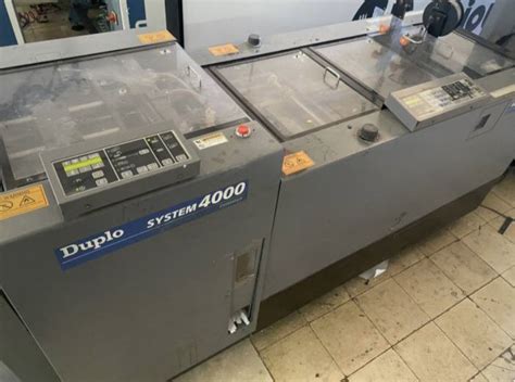 Duplo System 4000 Saddle Stitcher Used Machines Exapro