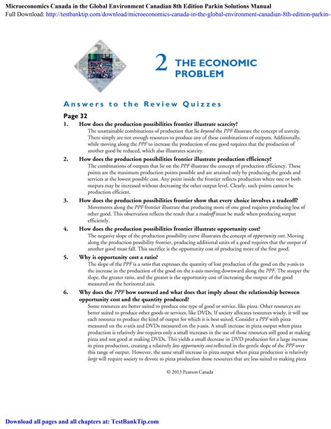 Microeconomics Canada In The Global Environment Canadian 8th Edition