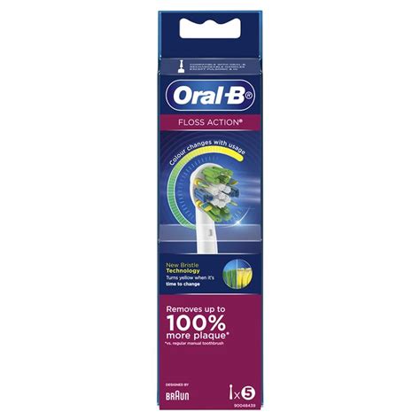 Buy Oral B Electric Toothbrush Refills Floss Action 5 Pack Online At