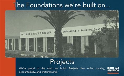 The Foundations Were Built On Projects Millie And Severson