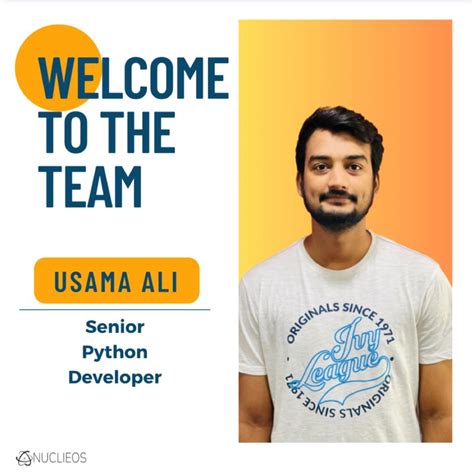 Nuclieos On Linkedin Newemployee Seniorpythondeveloper Tech