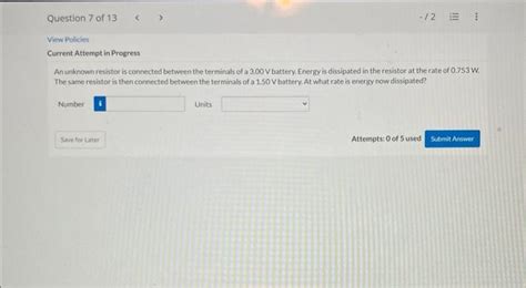 Solved An Unknown Resistor Is Connected Between The Chegg