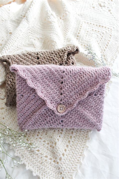 Envelope Style Book Sleeve Free Crochet Pattern Stitchberry