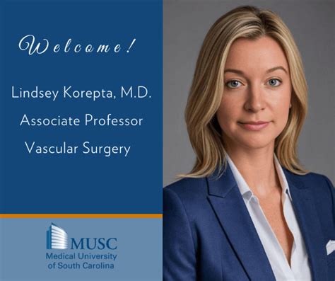 Vascular Surgeon Lindsey Marie Korepta Md Joins The Musc Department
