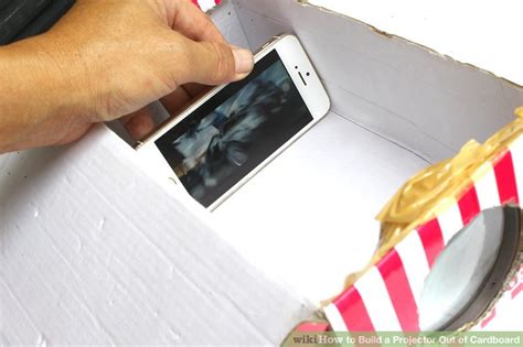 How To Build A Projector Out Of Cardboard 6 Steps With Pictures