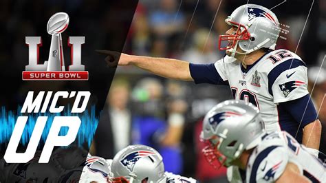 Super Bowl Li Patriots Vs Falcons Micd Up Nfl Films Sound Fx
