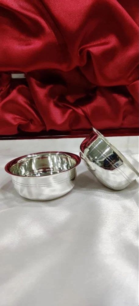 250 Ml Silver Bowl Set At Best Price In Mumbai Id 2849147962555