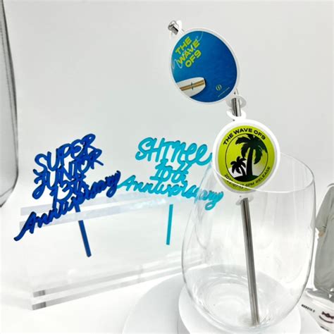 아이돌 카페 굿즈 스트로우픽 케이크픽 생일파티 빨대픽 네이버 블로그