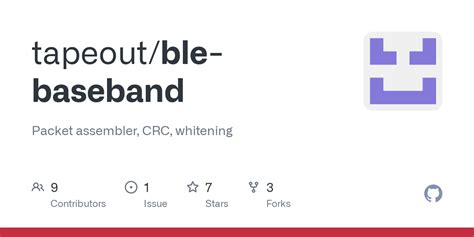 Github Tapeoutble Baseband Packet Assembler Crc Whitening
