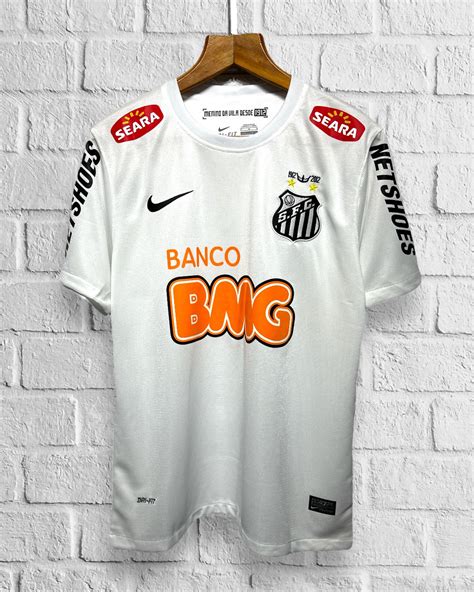 Jersey Retro Santos 2011 2012 Local Neymar Jr Futtrolsmx