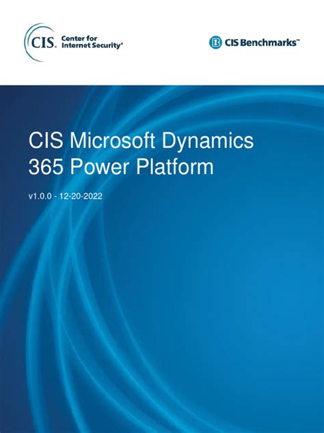 Cis Microsoft Dynamics 365 Power Platform V100 Pdf Mobile App