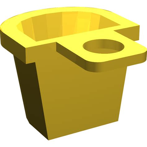 Lego Yellow Minifig Container D Basket 4523 5678 Brick Owl Lego