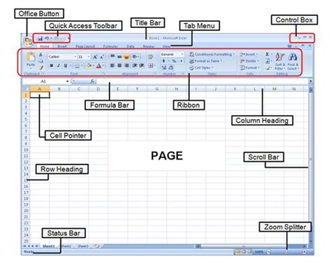 Barade Yeuh Layout Dari Tampilan Ms Excel 2007