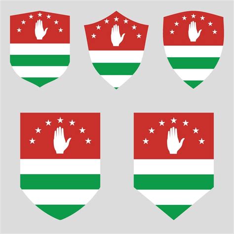 Abkhazia Flag Shield 44235729 Vector Art At Vecteezy