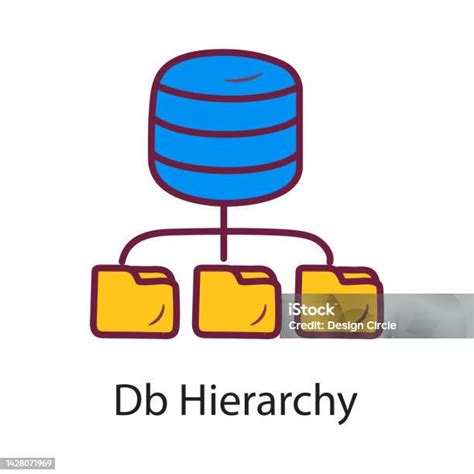 Db 계층 구조 채워진 개요 아이콘 디자인 그림입니다 흰색 배경 Eps 10 파일의 데이터 기호 0명에 대한 스톡 벡터 아트 및 기타 이미지 Istock