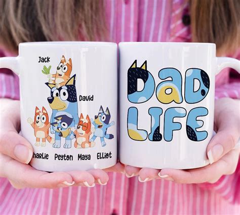 Bluey Mug Bluey Cool Dads Club Mug Bluey Dad Mug Bluey Etsy Porn Sex