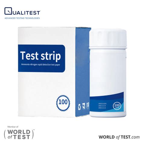 Ammonia Nitrogen Rapid Test Strips Qualitest