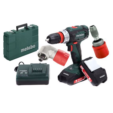 Wiertarko wkrętarka Metabo BS 18 Quick 2x2Ah 602217500 Szybkowymienny