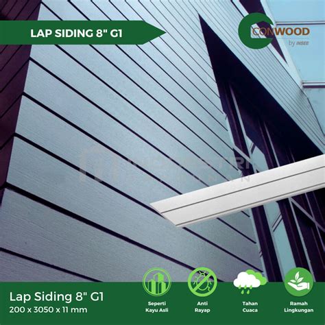 Jual Conwood Lap Siding 8 G1 Conwood Wall Lap Siding 200 X 3050 X