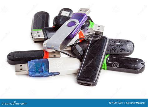 Usb Flash Stock Image Image Of Card Isolated Slot 46191321