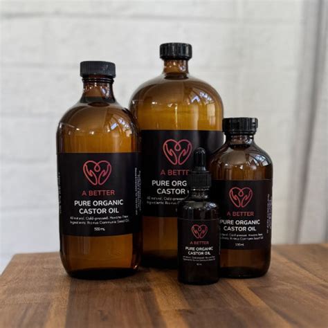 Pure Organic Castor Oil Etsy