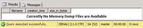 New SQL Server DMVs To Get Configuration Installation And Memory Dump Information