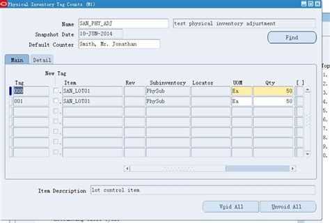 Oracle Physical Inventory Adjustment Process And Data Flowphysical