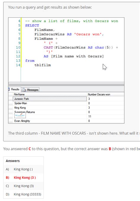 Why This Sql Query Returns Extra Space Stack Overflow