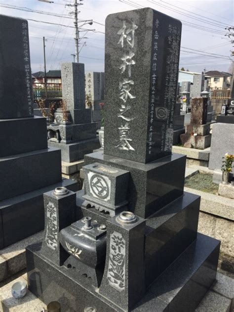 愛知県丹羽郡扶桑町 村井様 お墓の文字の色入れ 愛知県の墓石は犬山市の高木石材店