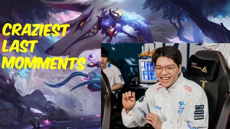 Lol Last Minutes Of Game Grand Finals T Vs Drx Youtube