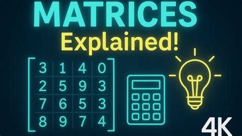 Understanding Matrix Algebra Youtube