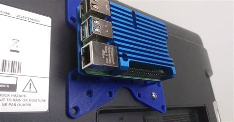 Raspberry Pi Vesa Mount Also For Heatsink By 3dparts Download Free Stl Model