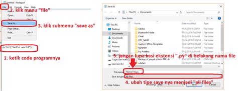 Cara Menulis Script Atau Code Program Python ~ Belajar Python