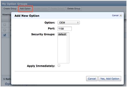 Oracle Enterprise Manager OEM For Oracle DB Instances AWS News Blog